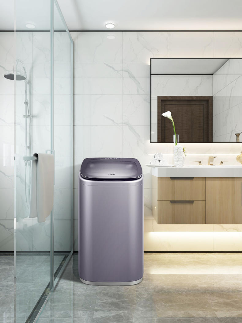 海尔全自动波轮迷你洗衣机XQB50-B278评测 海尔迷你波轮洗衣机怎么样